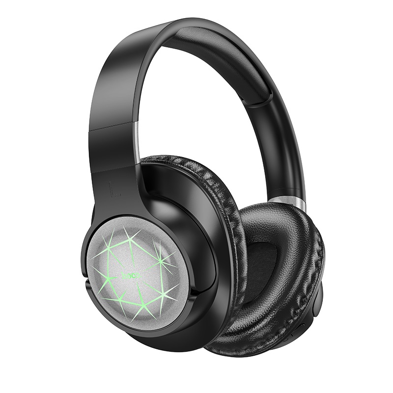 Hoco ESD19 Wireless Headphones – Bluetooth 5.3, LED Light, Foldable ...